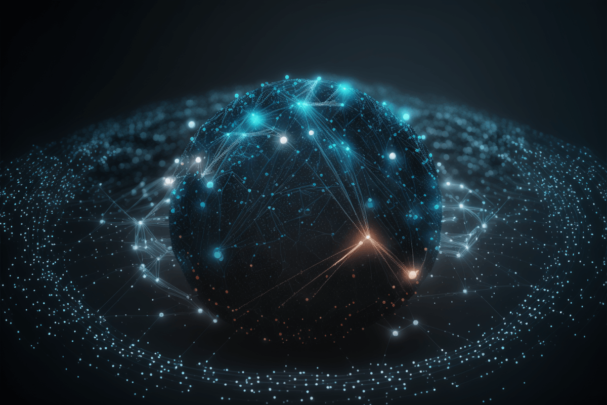 Data network background - AI generated free images and icons with some ...