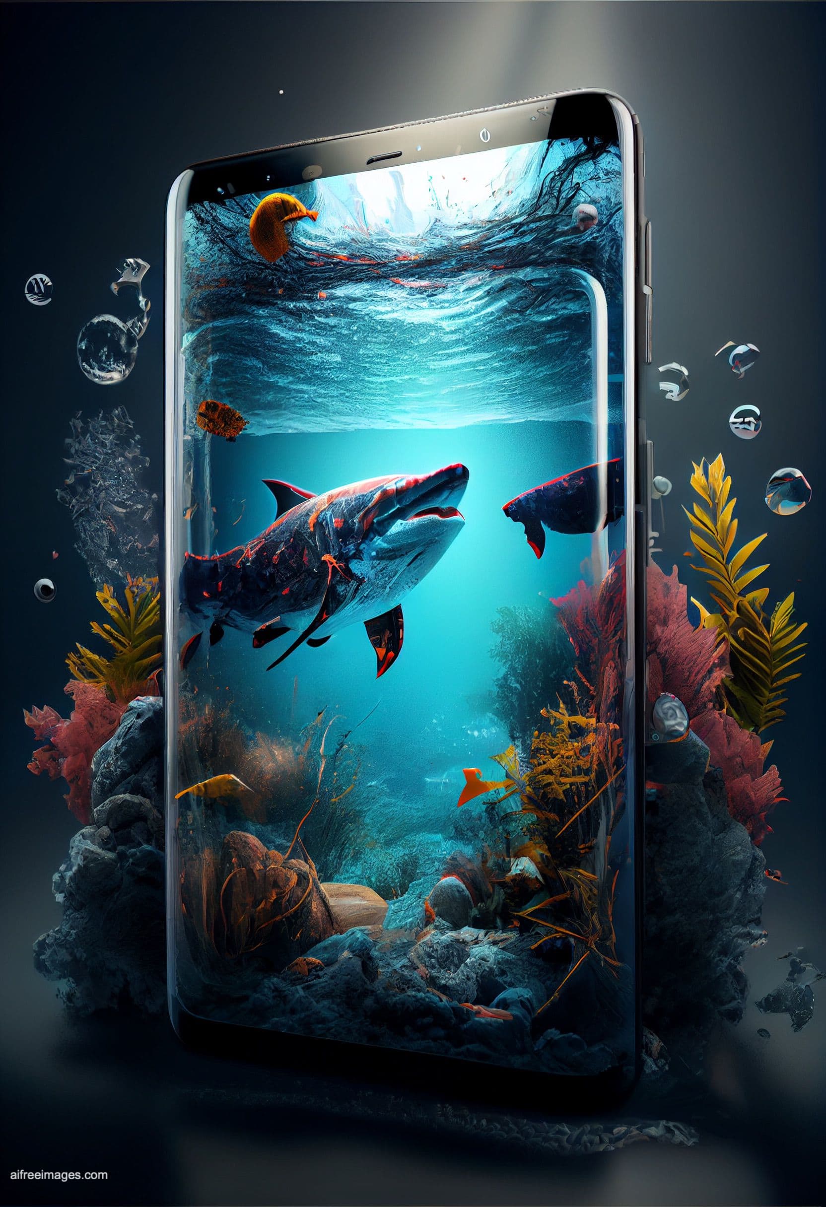 Inside mobile wallpapers AI-generated - AI generated free images and ...