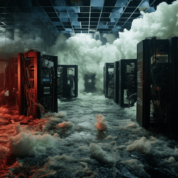 Chaos in connectivity: The datacenter disaster unfolds - AI generated ...