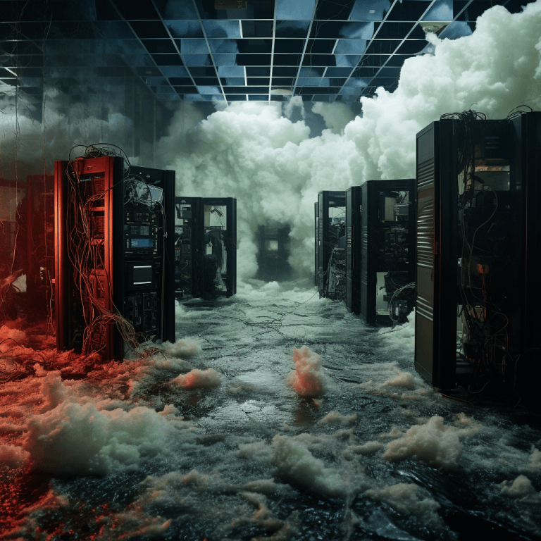 Chaos in connectivity: The datacenter disaster unfolds - AI generated ...