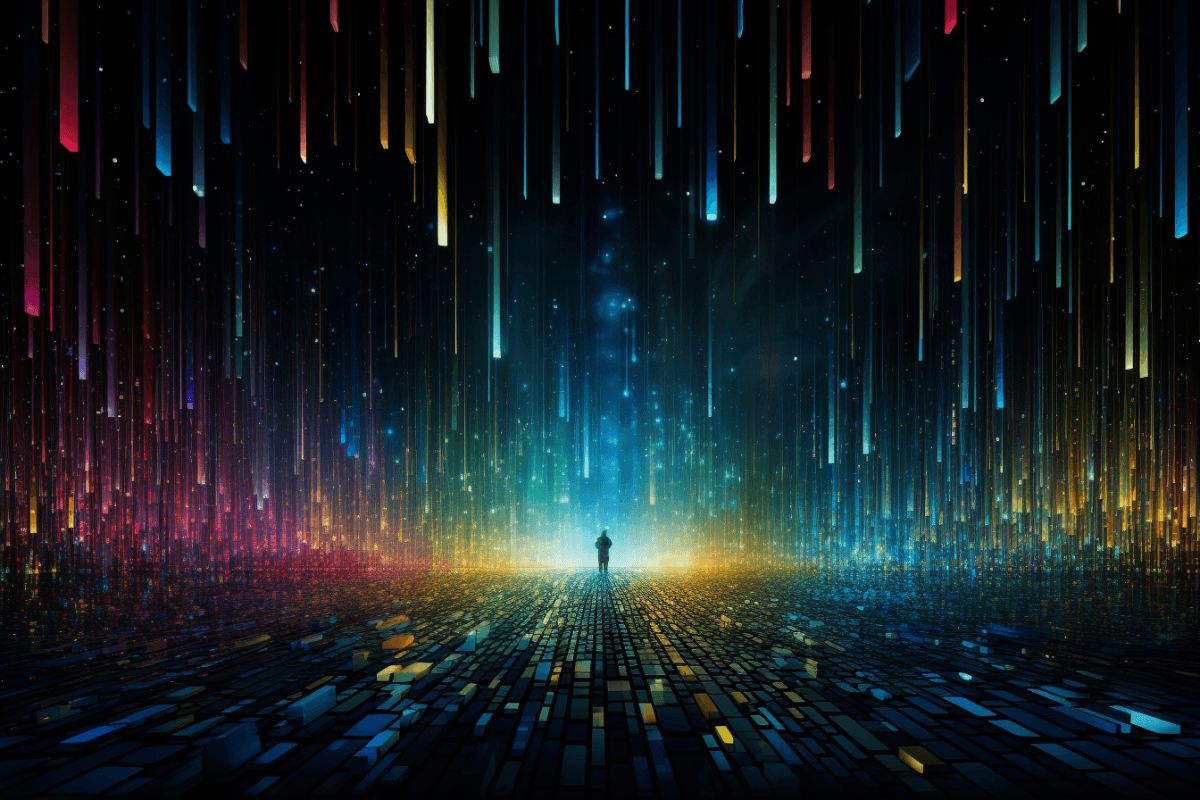 Cosmic code: An RGB universe shaped by binary barcodes - AI generated ...