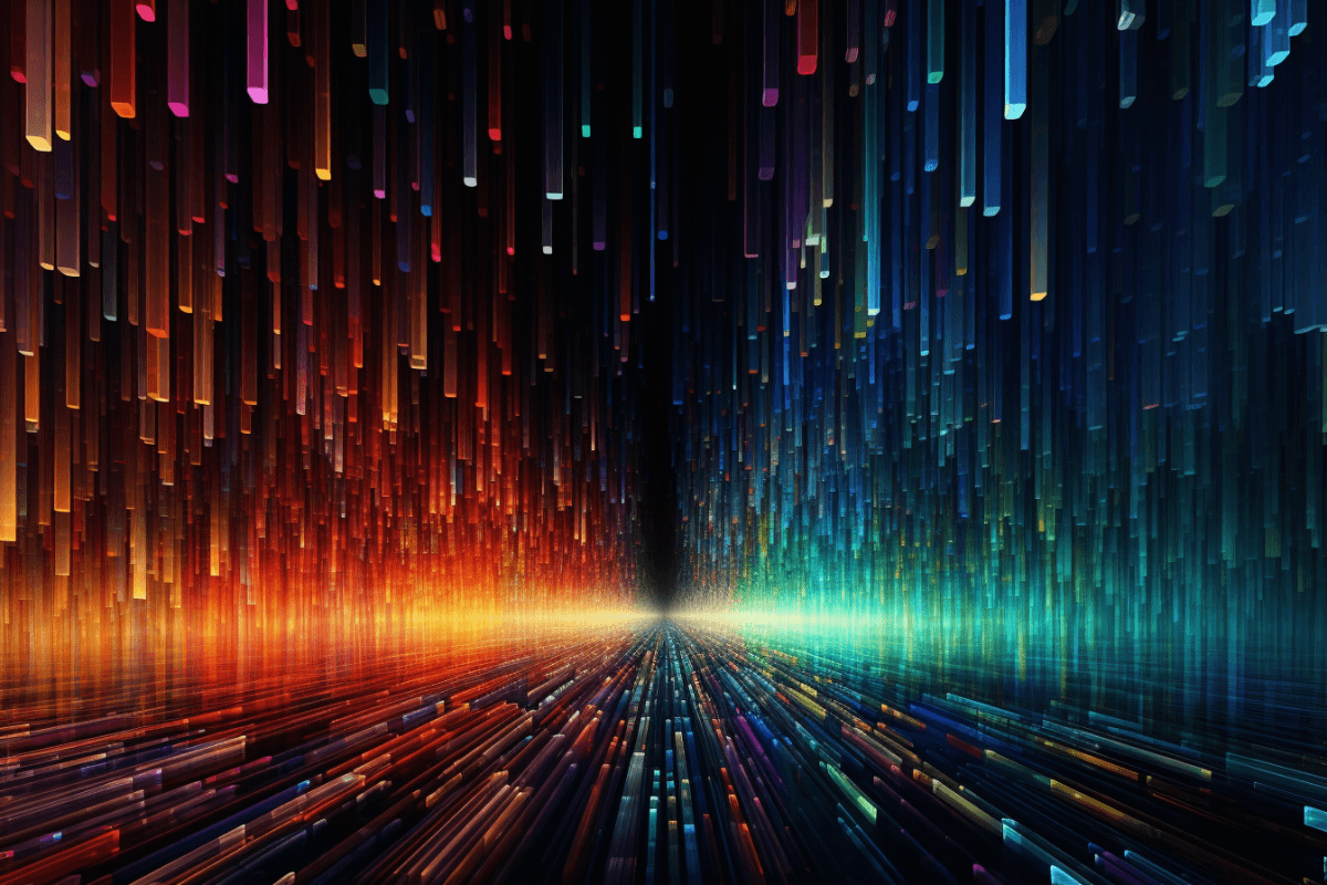 Cosmic code: An RGB universe shaped by binary barcodes - AI generated ...