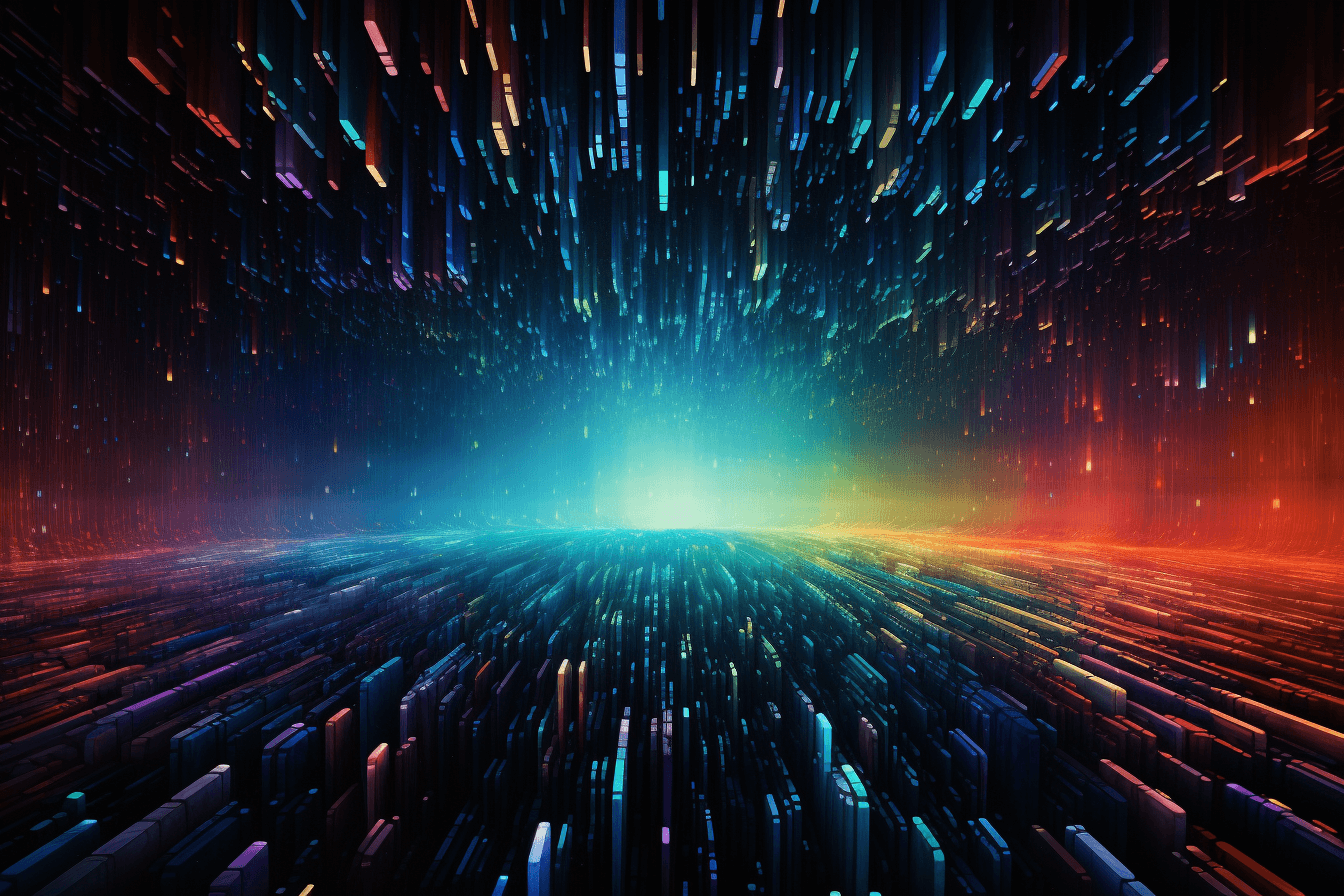 Cosmic code: An RGB universe shaped by binary barcodes - AI generated ...